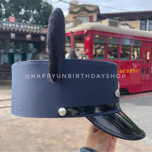 Disney | Accessories | Disney Parks Mickey Mouse Ears Conductor Hat Red ...